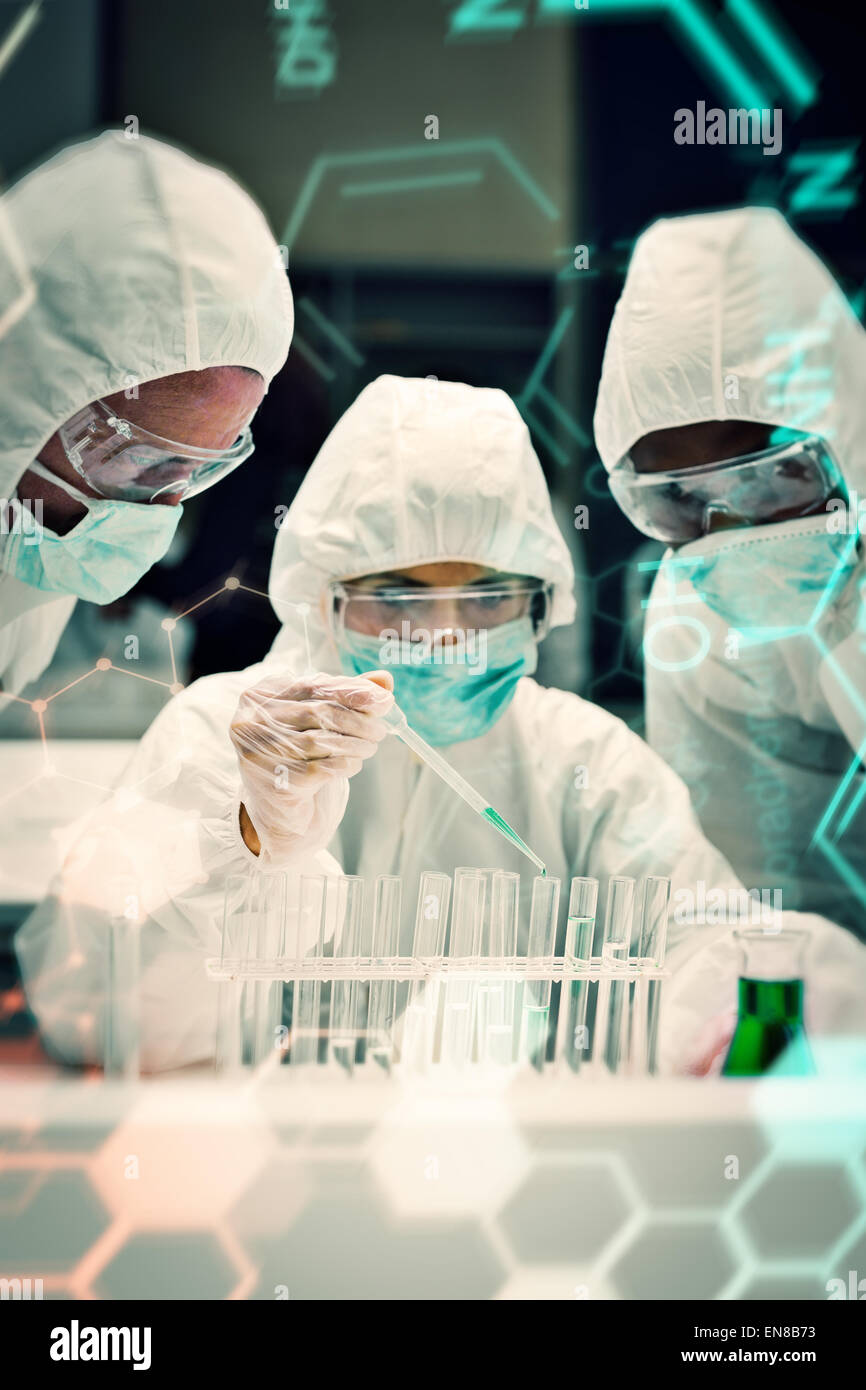 Composite image of science and medical graphic Stock Photo - Alamy