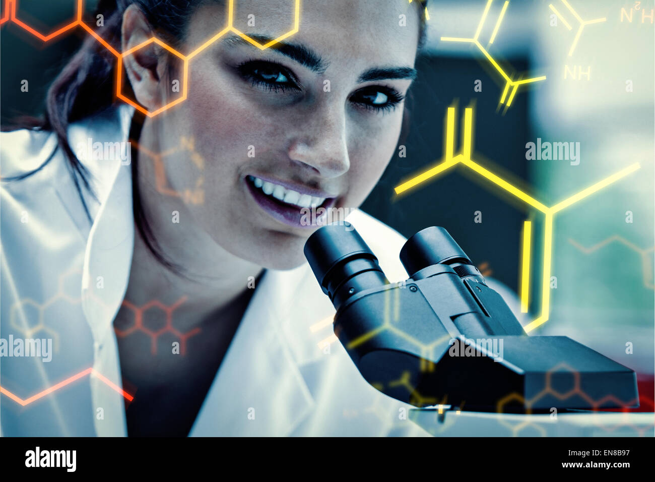 Beautiful female medical scientific researcher hi-res stock photography ...