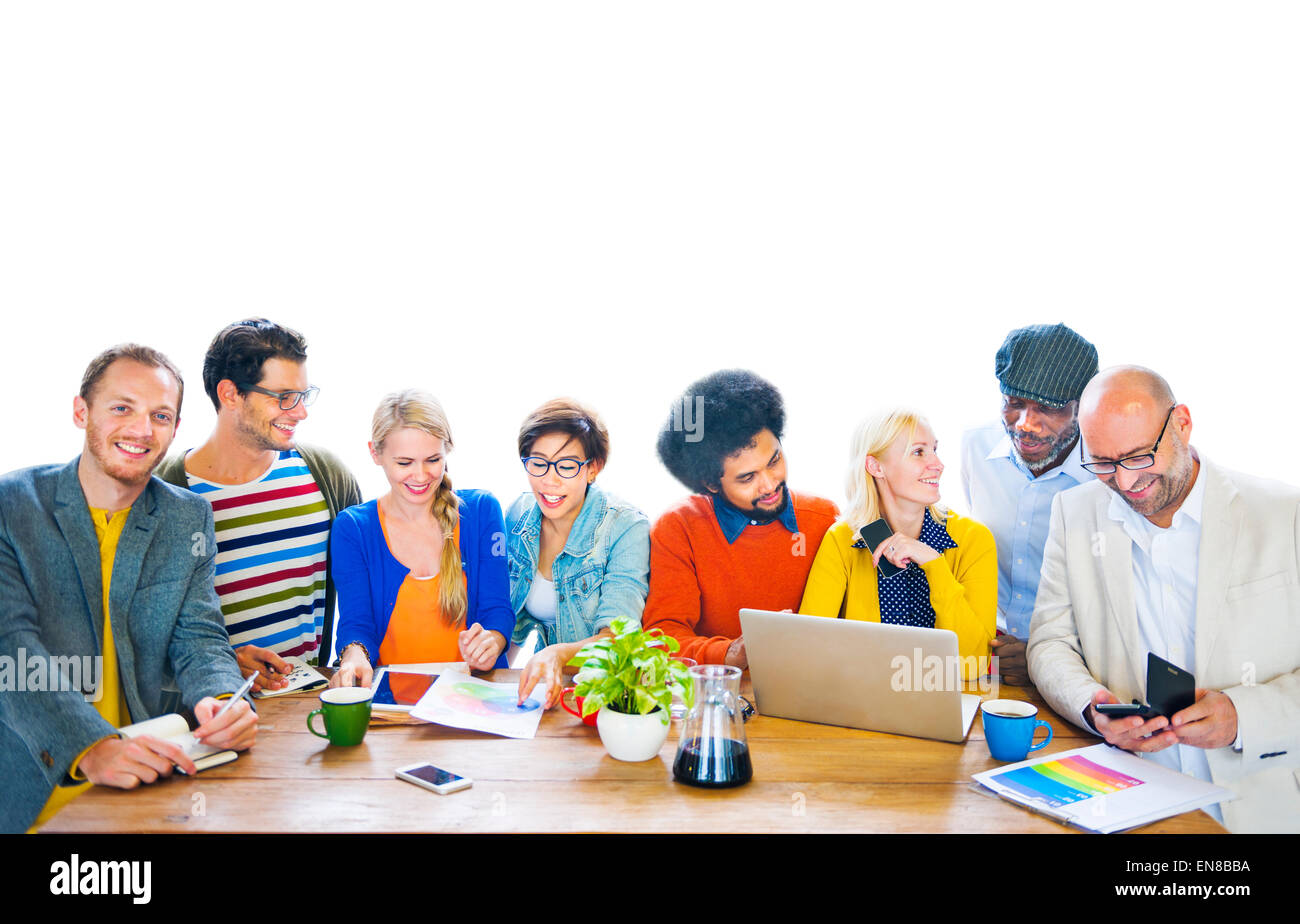 Group collaboration graphic hi-res stock photography and images - Alamy