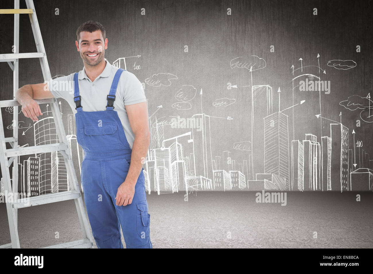 Leaning ladder hi-res stock photography and images - Alamy