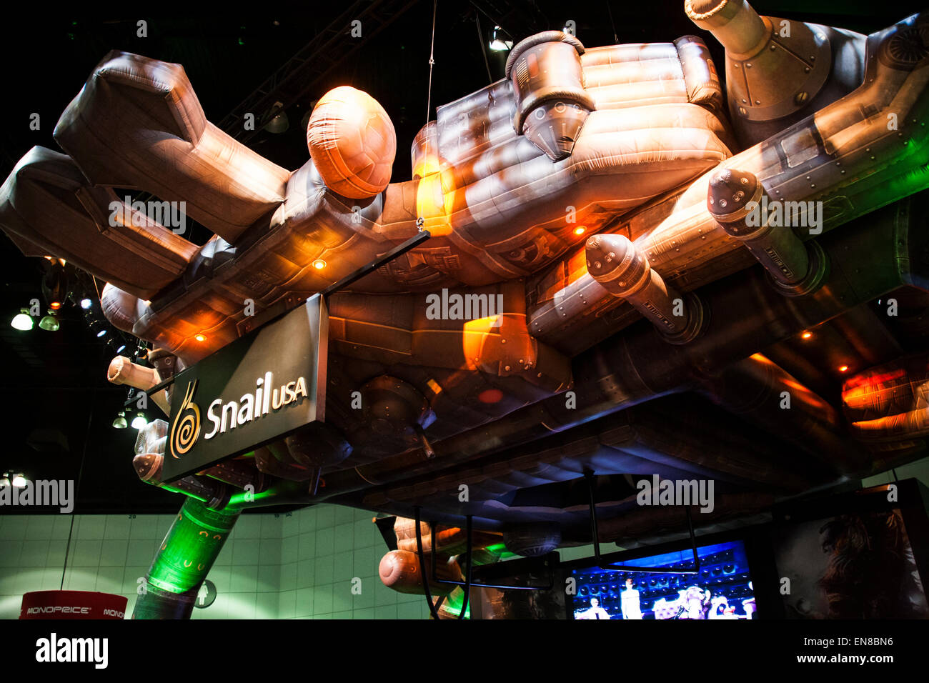The Black Gold booth featuring character models at the 2014 E3 video ...