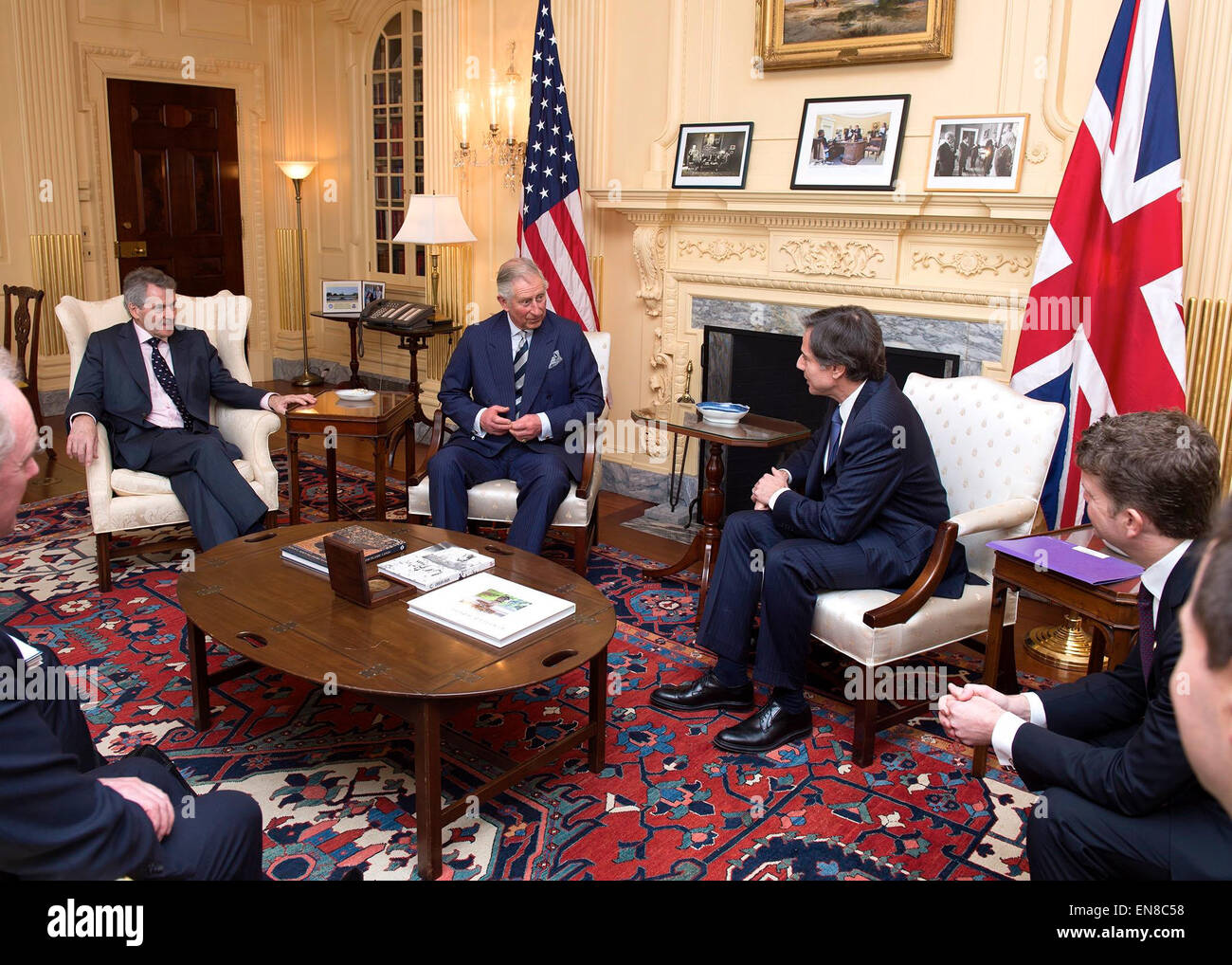 Joined by U.S. Ambassador to the United Kingdom Matthew Barzun, far ...