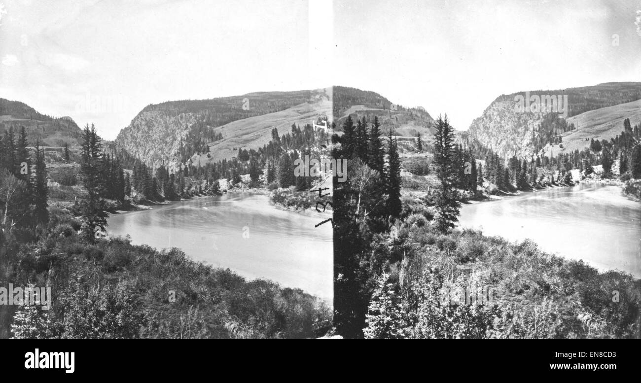 This stunning view of Gore Canyon captures the rugged landscape near ...