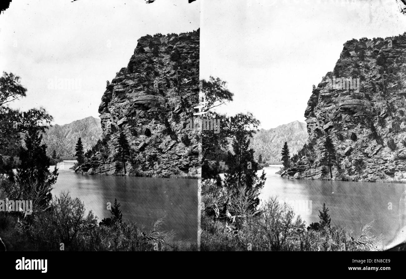 A scenic view of Green River Red Canyon, located one mile below Beehive ...