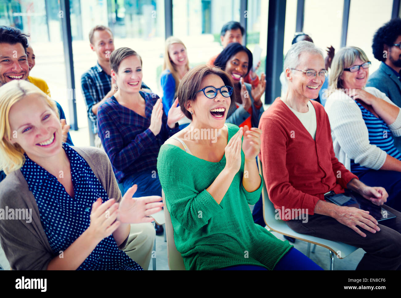 Group of People in Seminar Stock Photo - Alamy