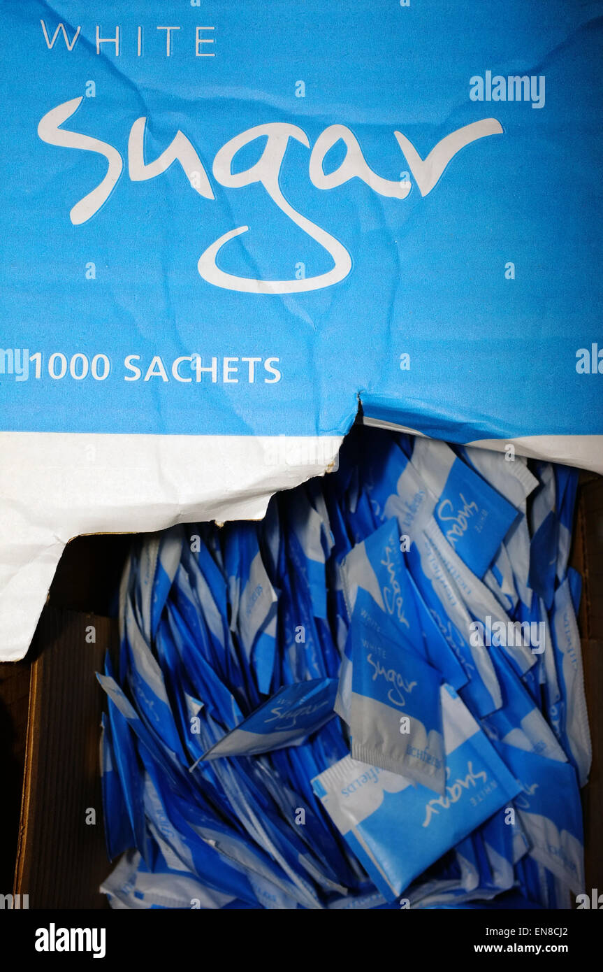 1000 sugar sachets hi-res stock photography and images - Alamy