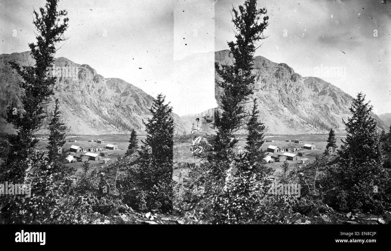 A vintage photograph of Howardsville, located in Bakers Park, San Juan ...