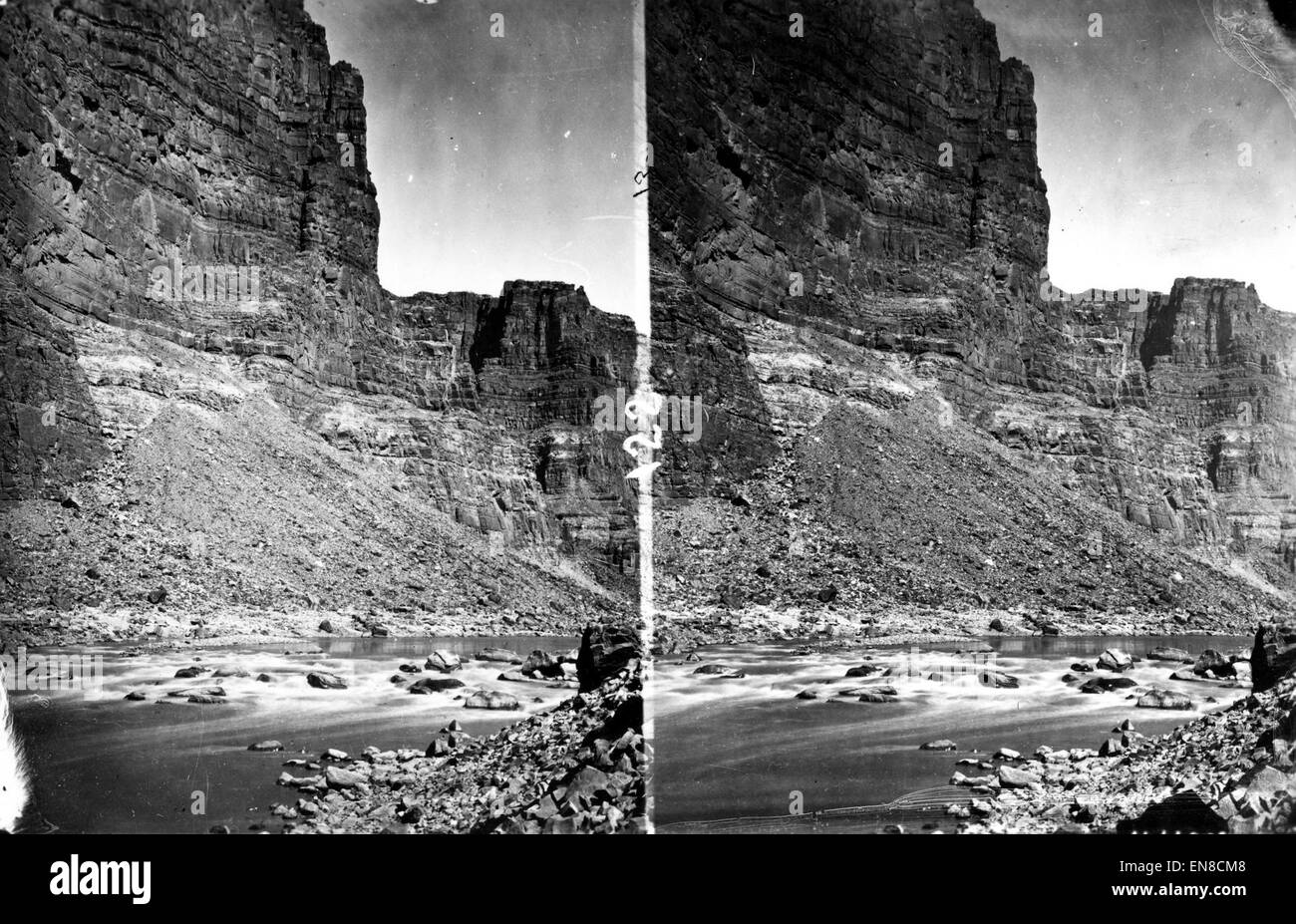 A photograph capturing the Green River at low water levels in the ...