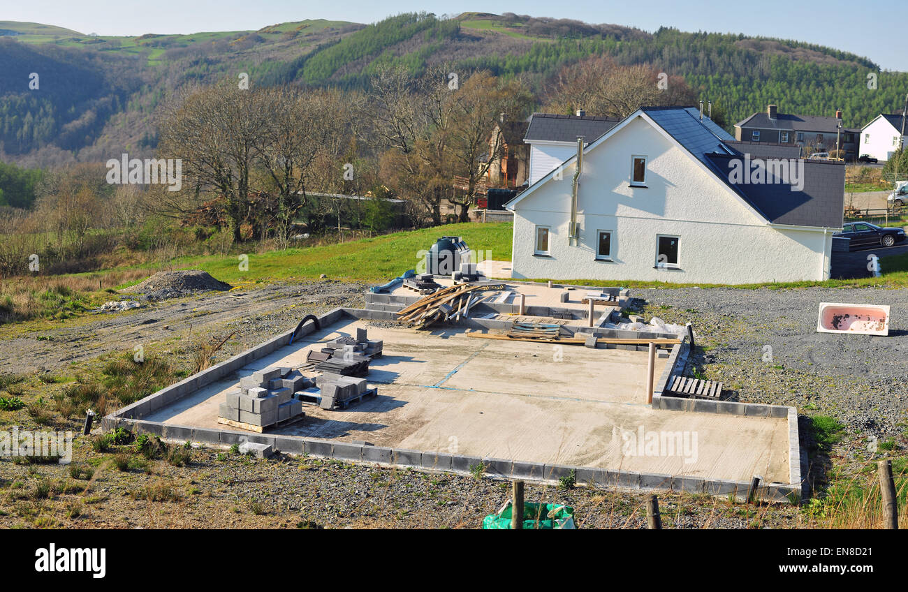 House Building Foundations Concrete High Resolution Stock Photography ...