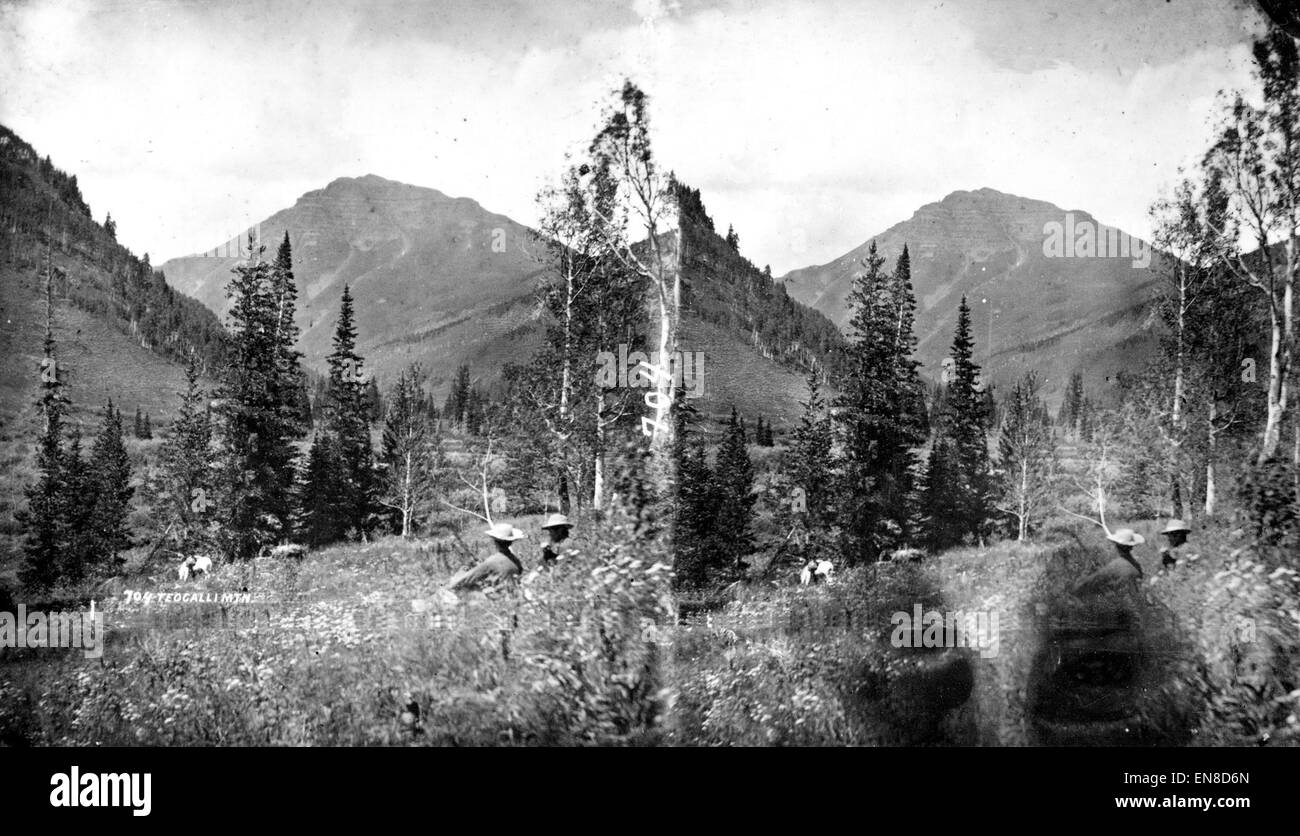 Typical mountain scenery in Black and White Stock Photos & Images - Alamy