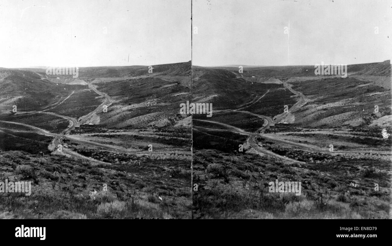 This artwork depicts a section of 'The Old Z,' a historically ...