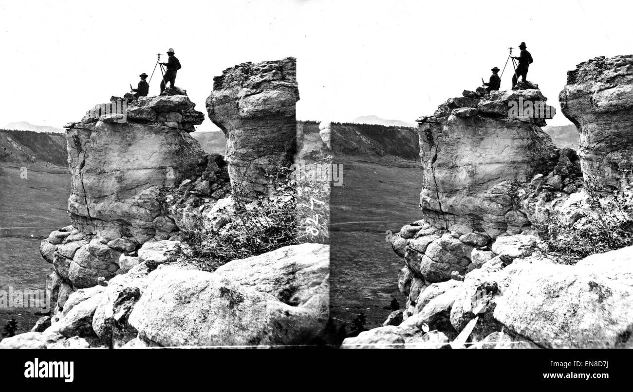 Topographical representation study Black and White Stock Photos ...