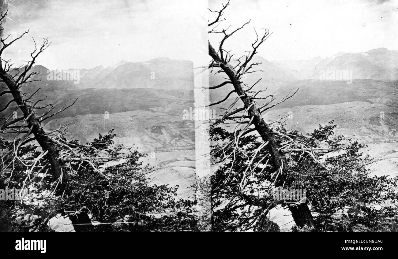A photograph of the Blue River, capturing the view to the west. The ...
