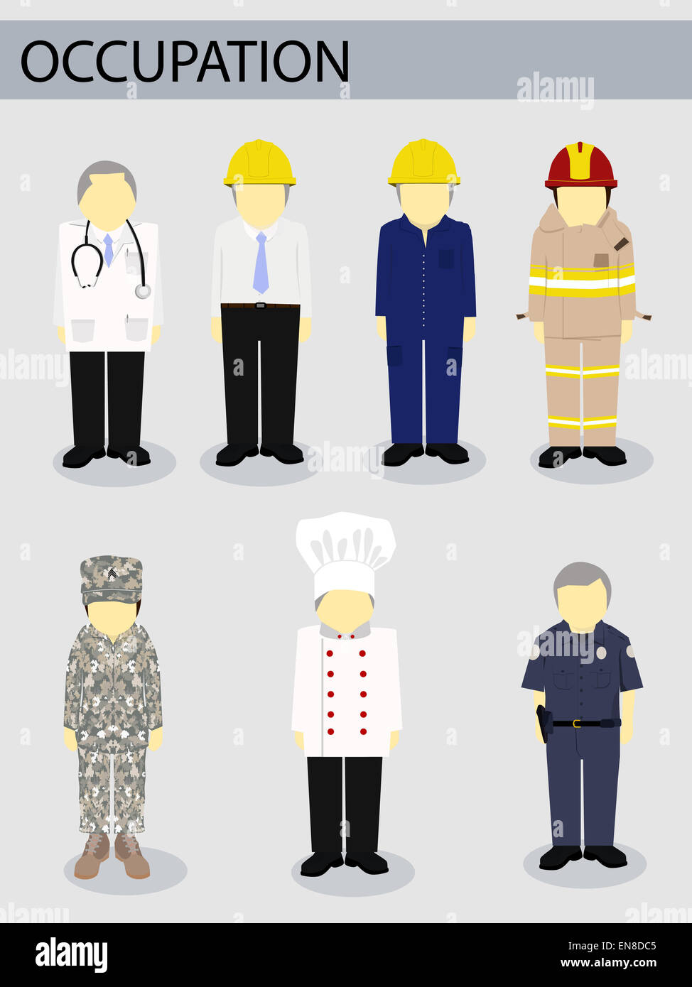 vector illustrator job occupation work Stock Photo - Alamy