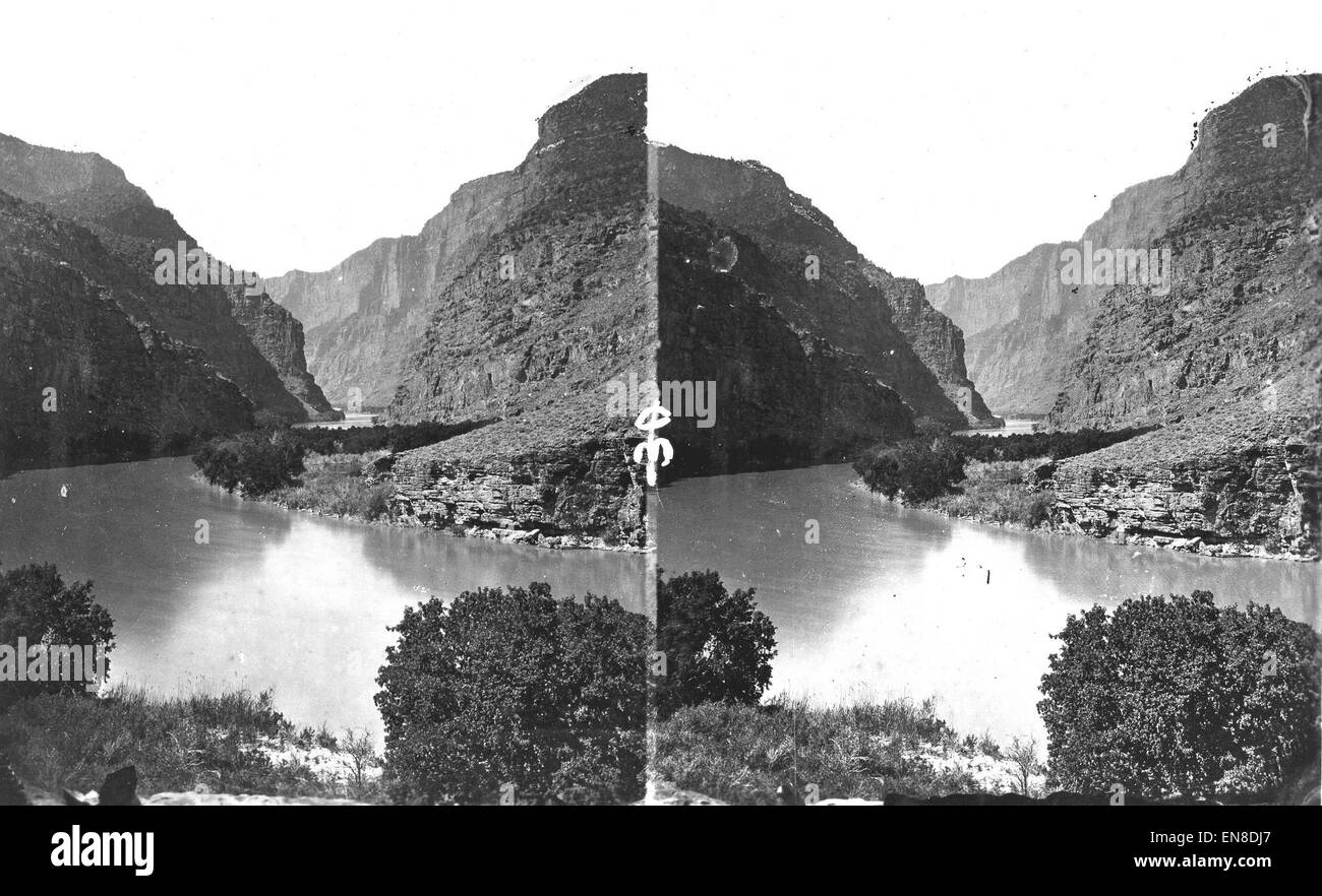 The Canyon of Lodore in the Green River, located within Dinosaur ...