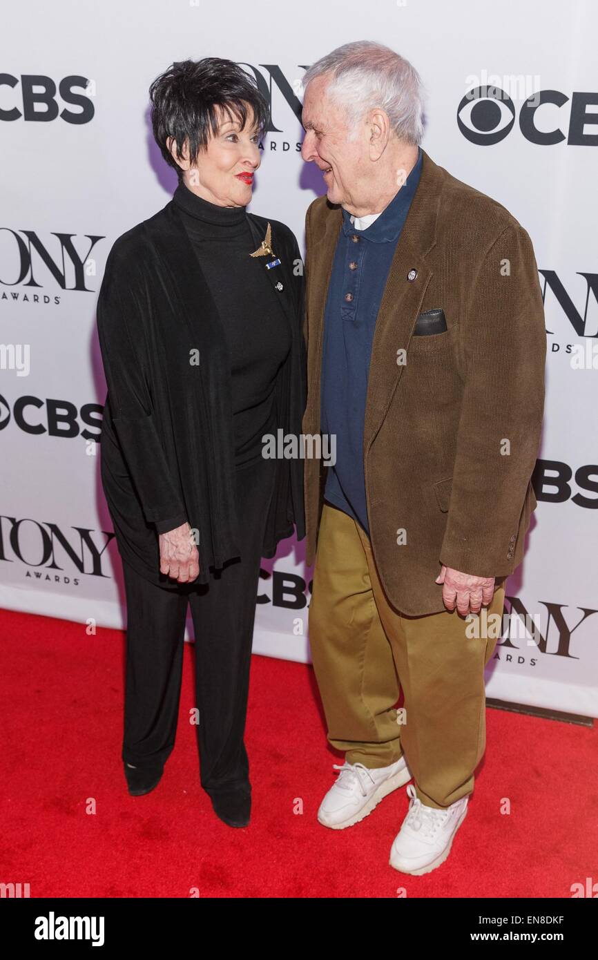 New York, NY, USA. 29th Apr, 2015. Chita Rivera, John Kander at ...