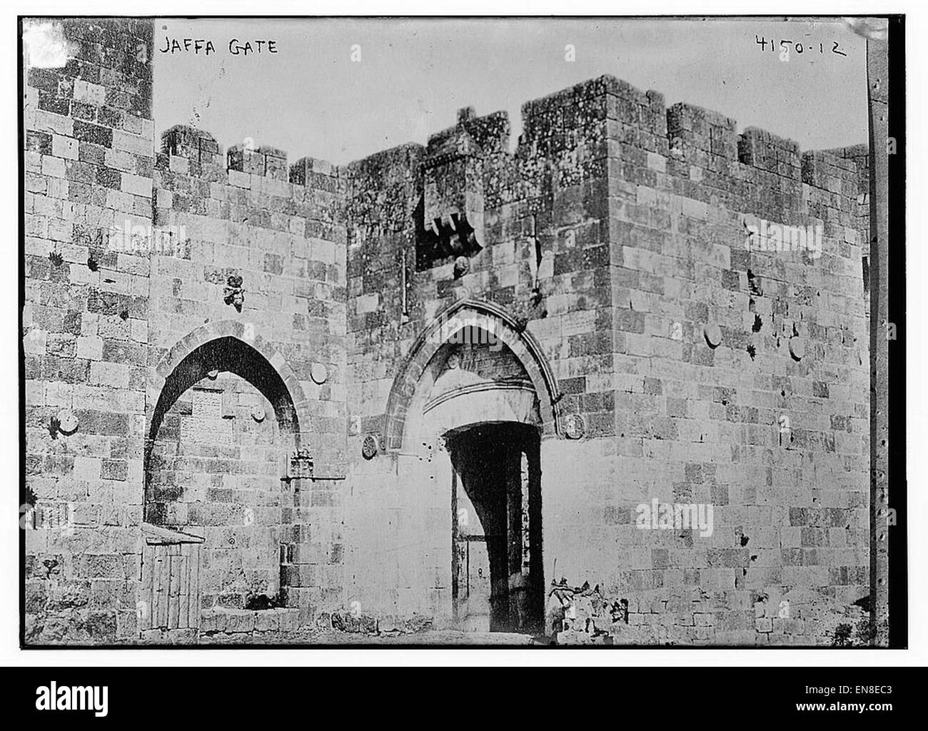Jaffa Gate, located in Jerusalem, is one of the main entrances to the ...