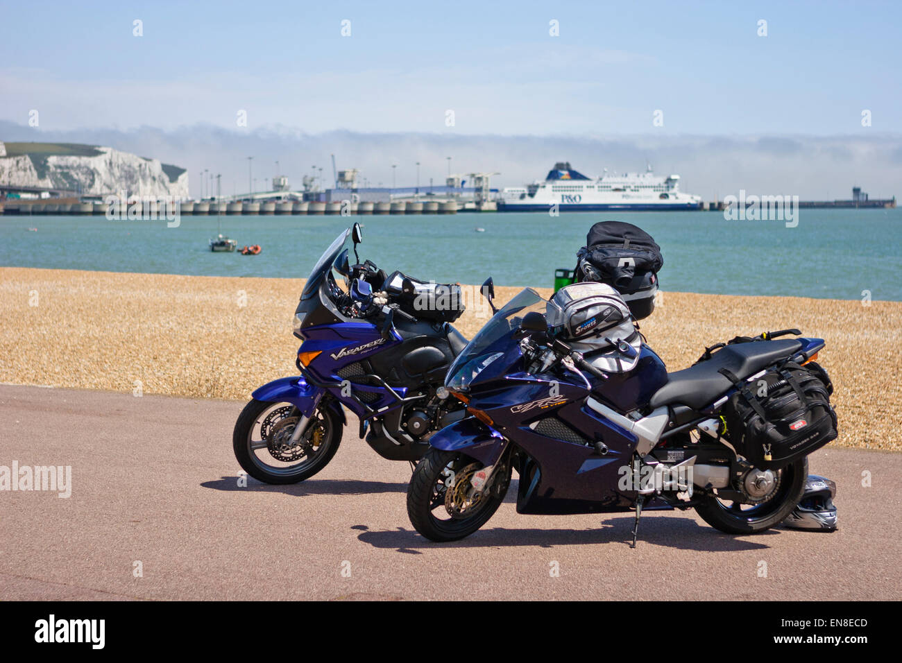 Blue motorbikes hi-res stock photography and images - Alamy