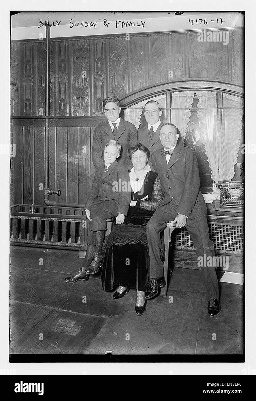 Billy Sunday & family Stock Photo - Alamy
