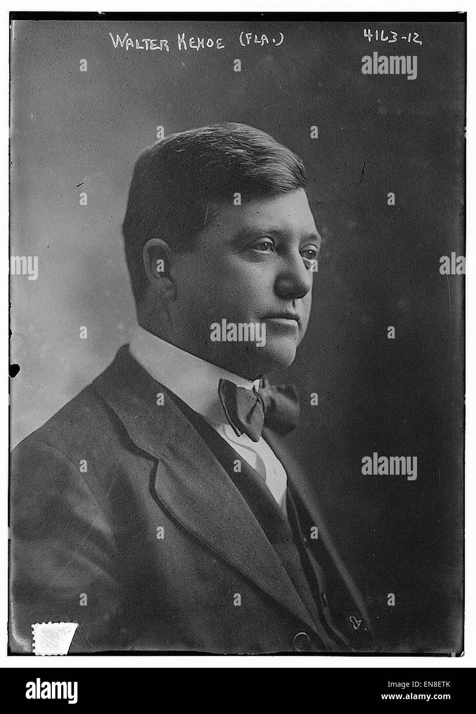 This photograph captures Walter Kehoe, a notable figure in Florida's ...
