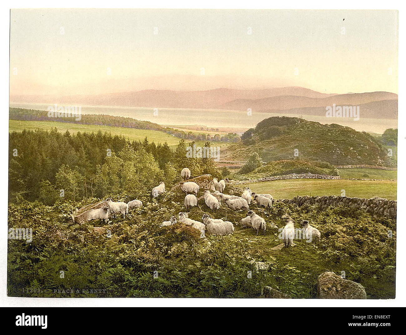 'Peace and Plenty, England' is an evocative piece depicting the idyllic ...