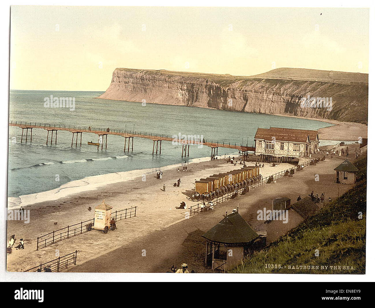 [Saltburn-by-the-Sea, general view, Yorkshire, England] Stock Photo - Alamy