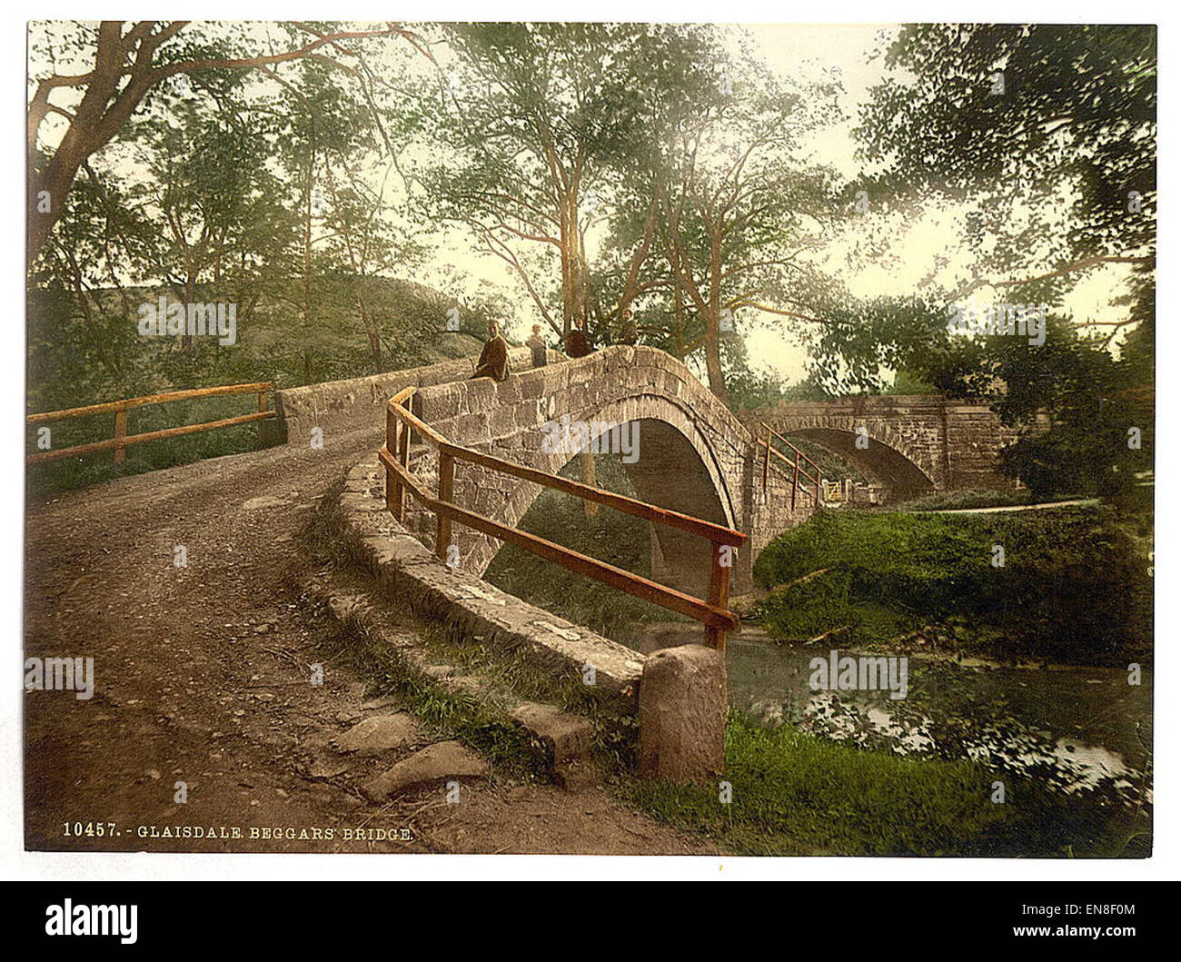 Beggars' Bridge, located in Glaisdale, Yorkshire, England, is a ...
