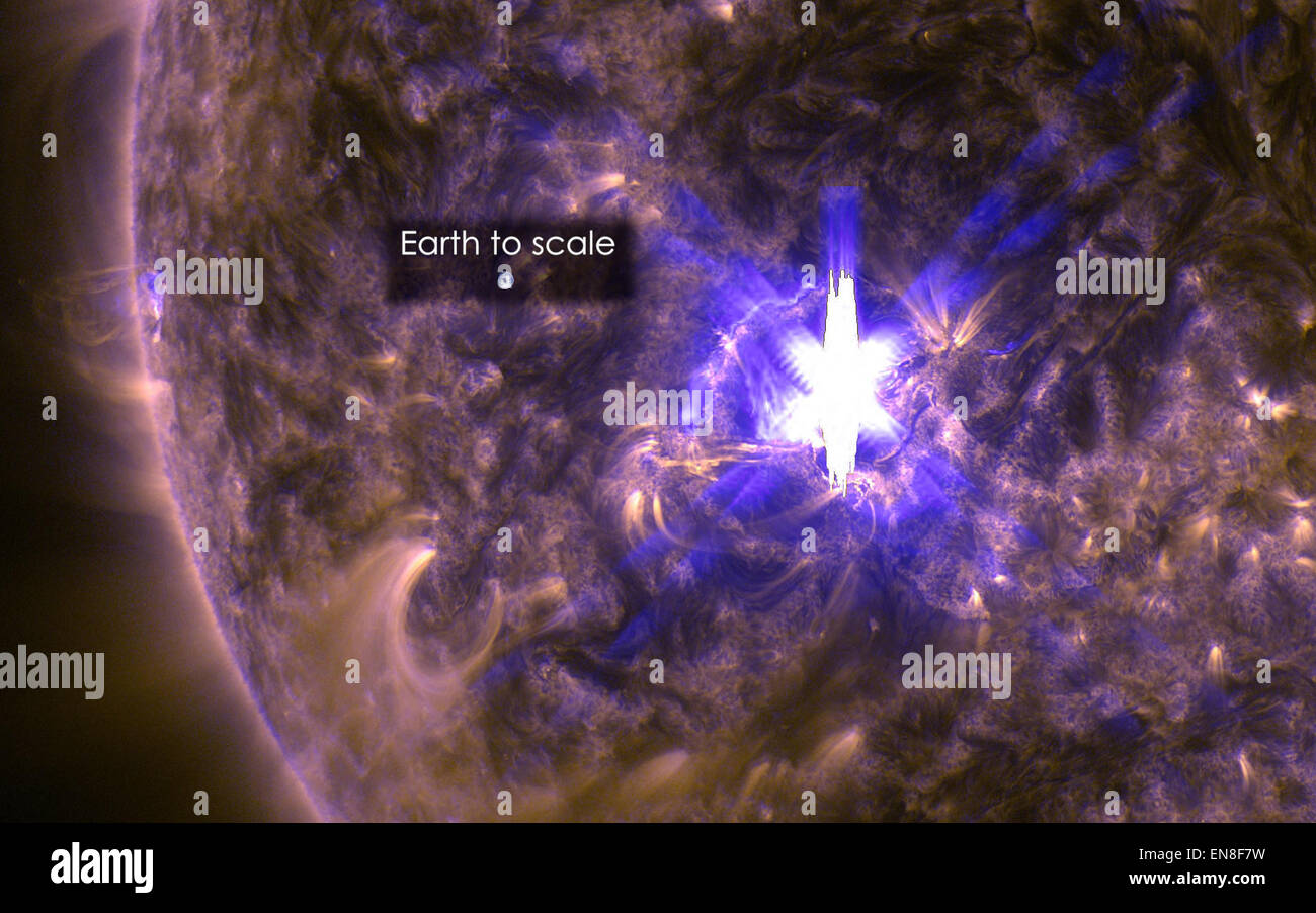 NASA's Solar Dynamics Observatory captured an image of a major solar ...