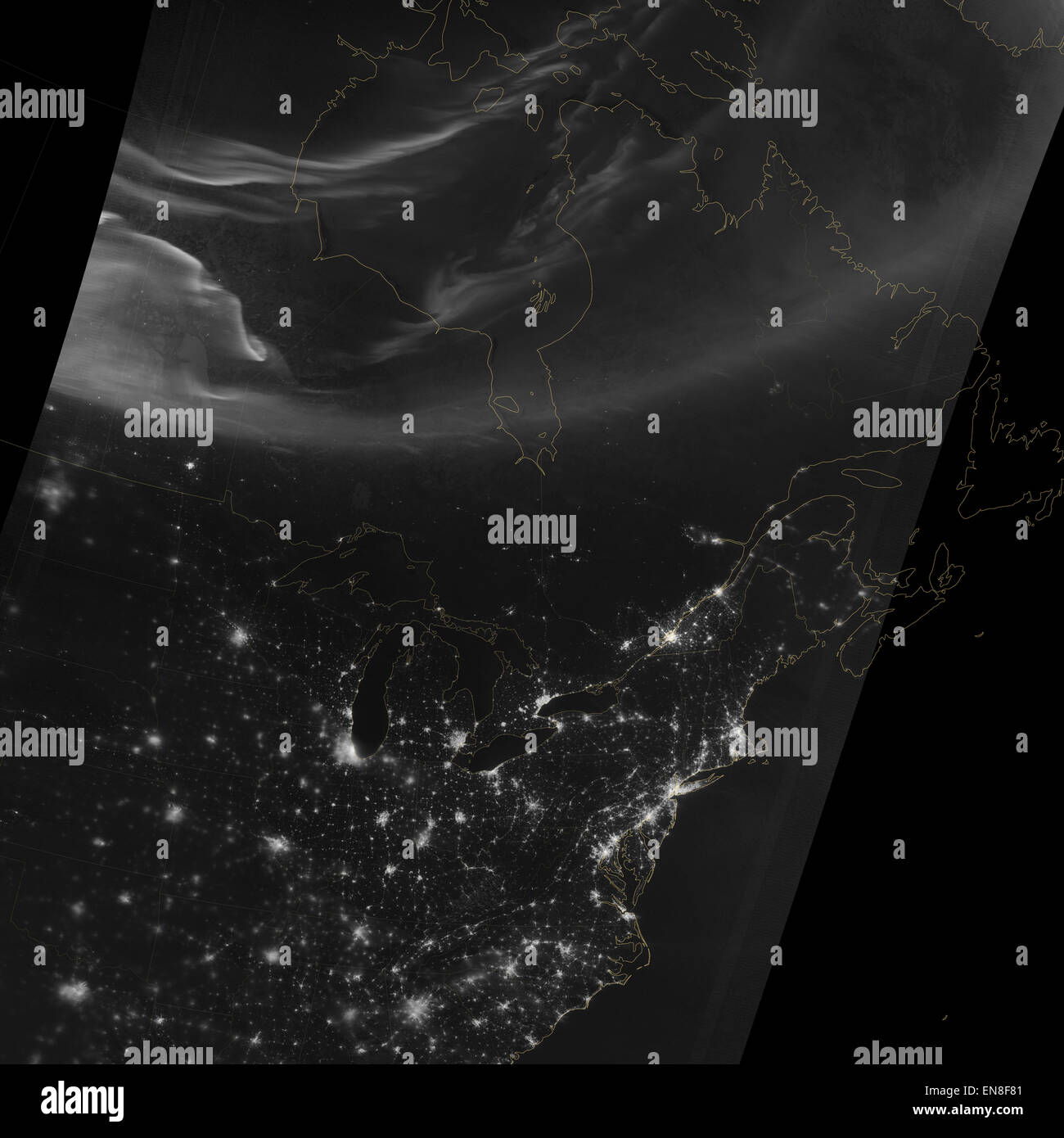 Using the “day-night band” (DNB) of the Visible Infrared Imaging ...