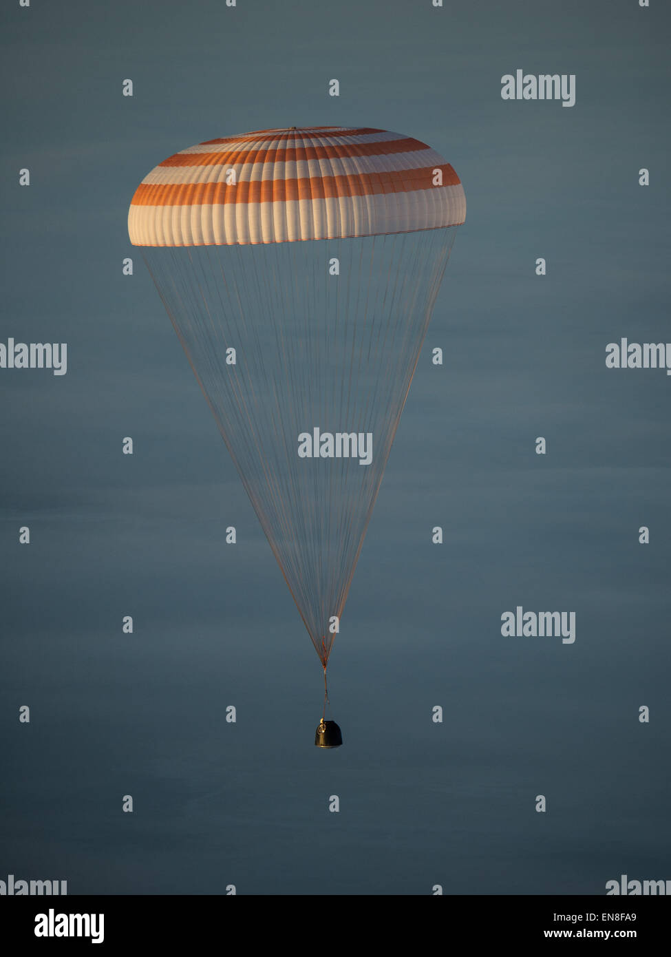 The Soyuz TMA-14M spacecraft landed near Zhezkazgan, Kazakhstan ...