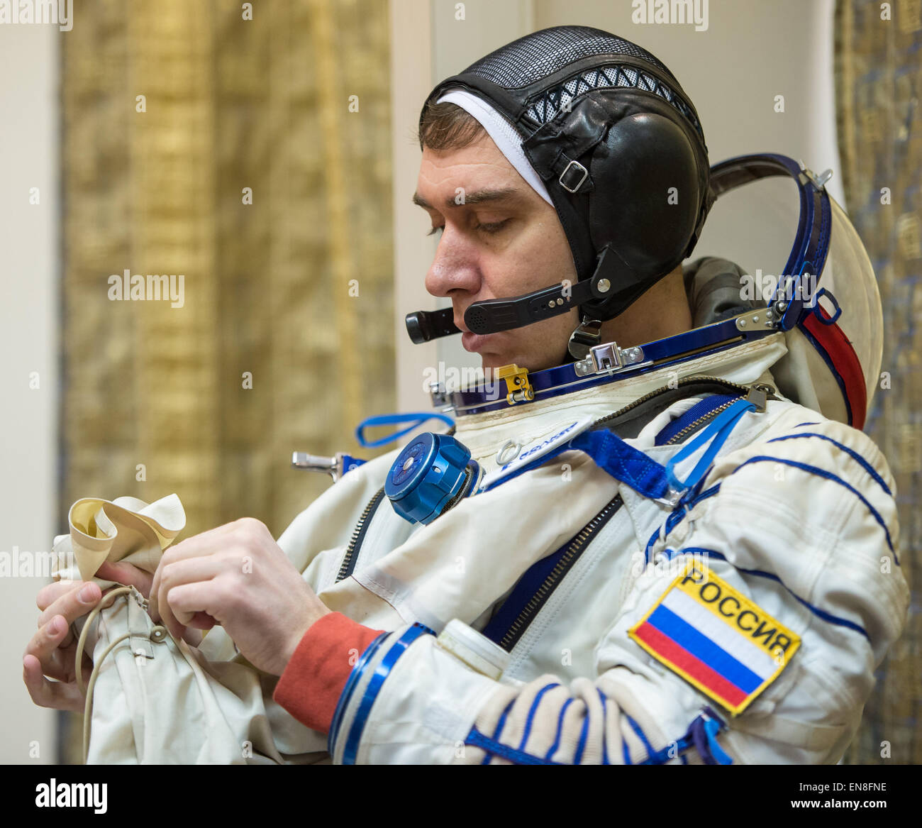 Expedition 43 backup crew member, Russian cosmonaut Sergei Volkov of ...