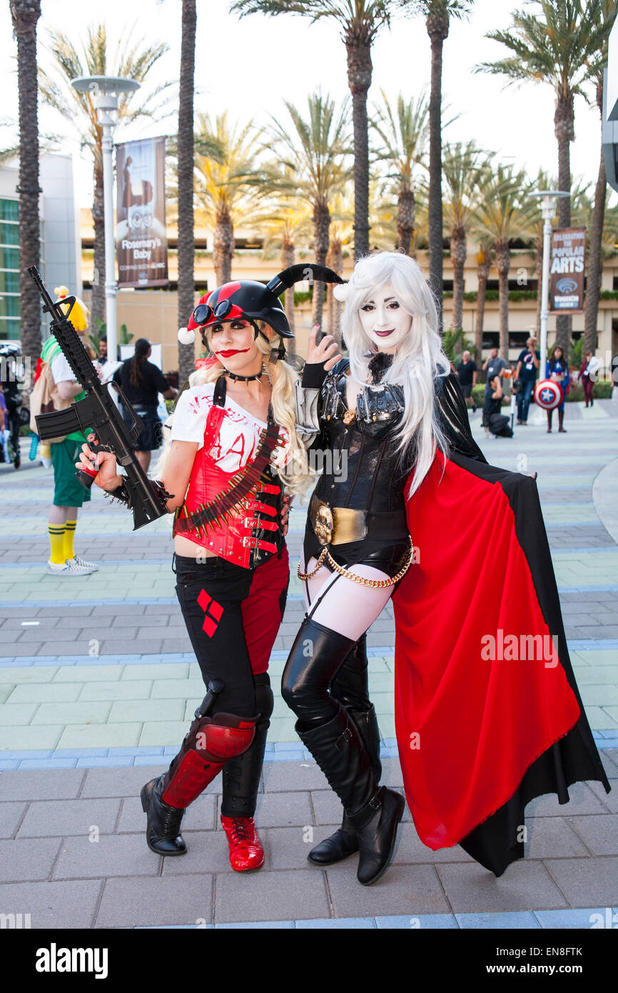 Two cosplayers at the Wondercon comics and pop culture convention in ...