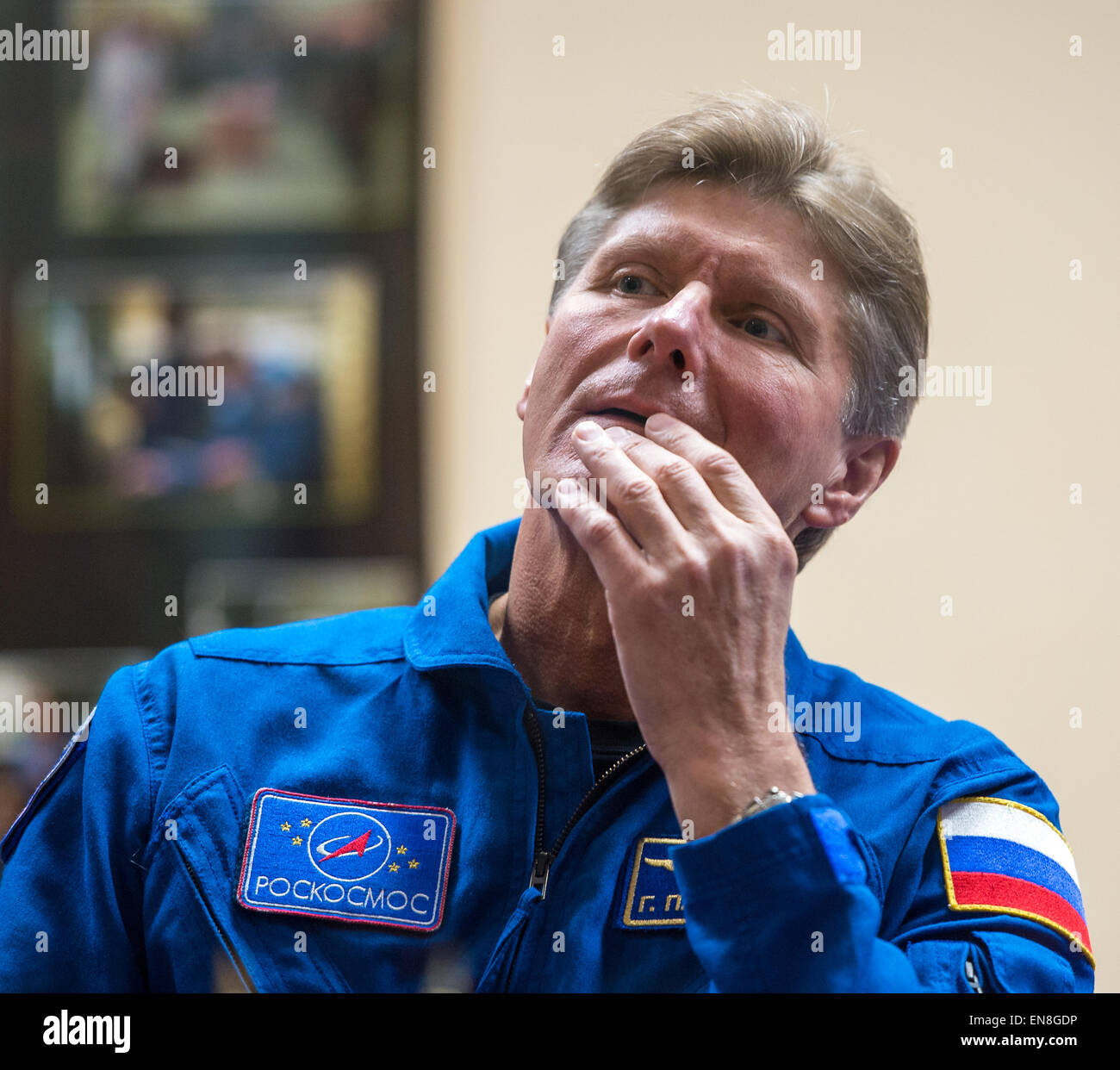 Expedition 43 crew members, including Russian cosmonauts Gennady ...