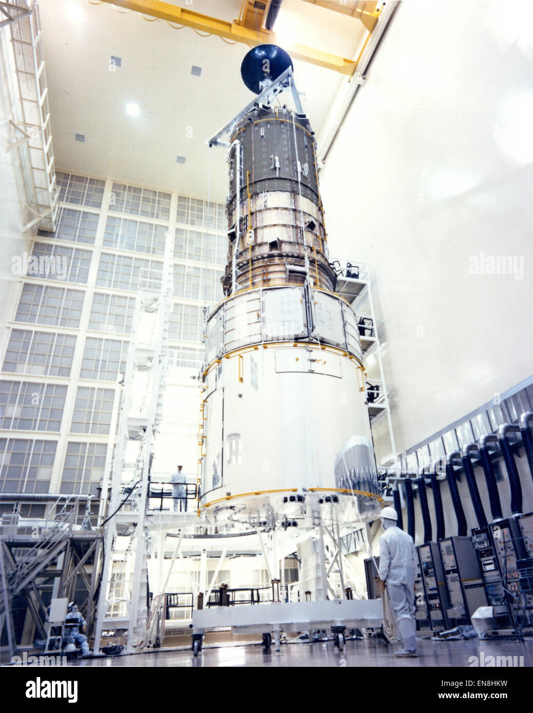 The Hubble Space Telescope was assembled under strict conditions in a ...