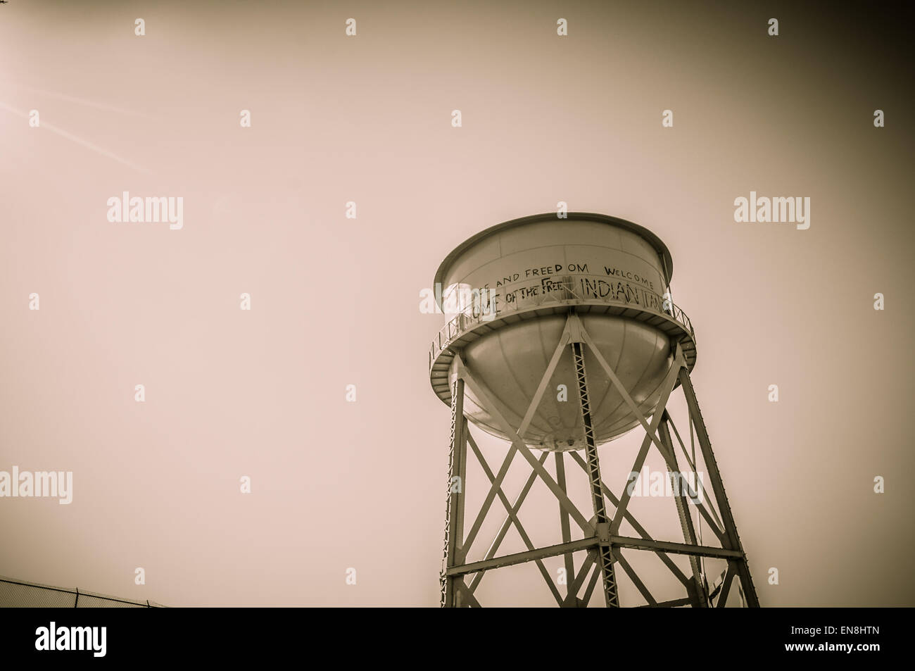 Alcatraz water tower hi-res stock photography and images - Alamy