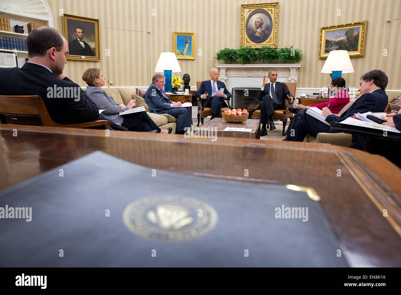 Daily presidential briefing hi-res stock photography and images - Alamy