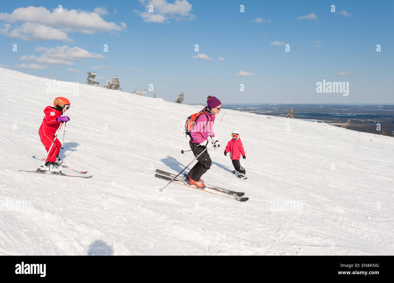 Lapland ski resort hi-res stock photography and images - Alamy