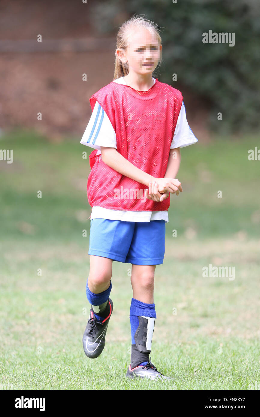 Heidi Klum takes her kids to soccer practice Featuring: Helene Samuel ...