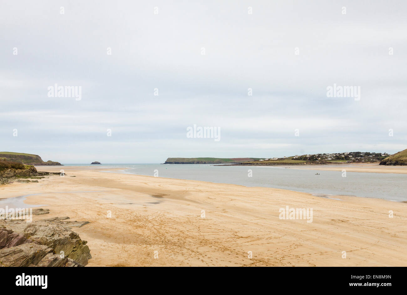 The River Camel estuary in Cornwall is a haven for water borne ...