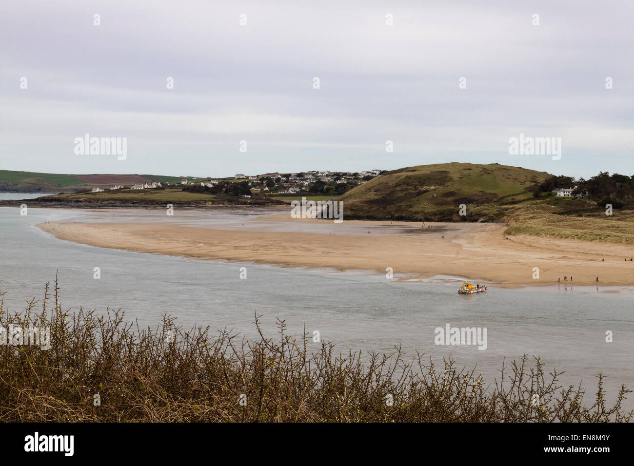 The River Camel estuary in Cornwall is a haven for water borne ...