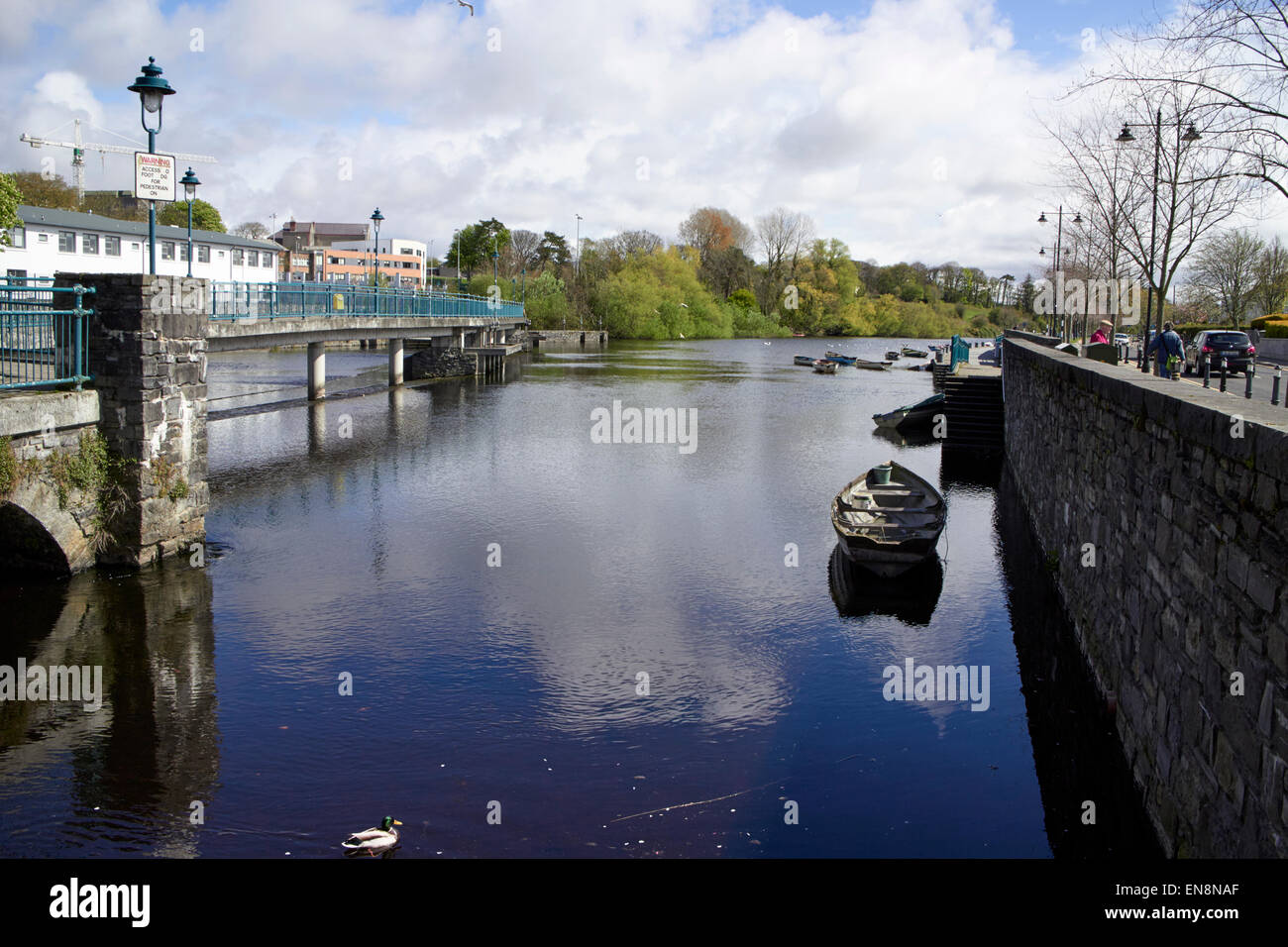 The Garavogue river running through riverside sligo town republic of ...