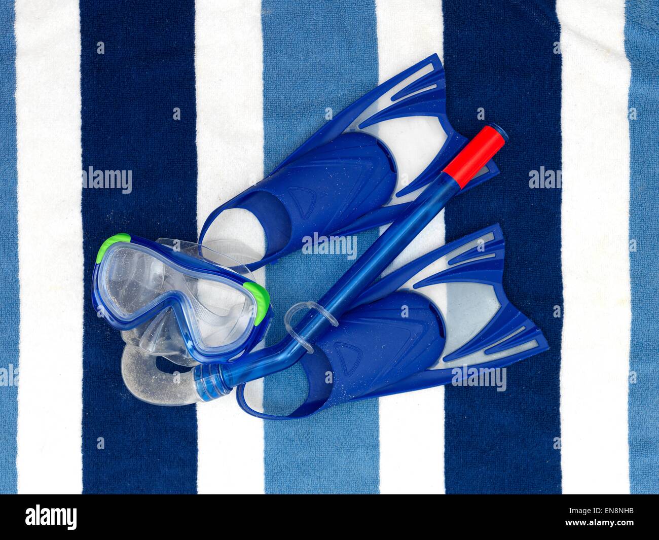 A close up shot of pool side items Stock Photo - Alamy