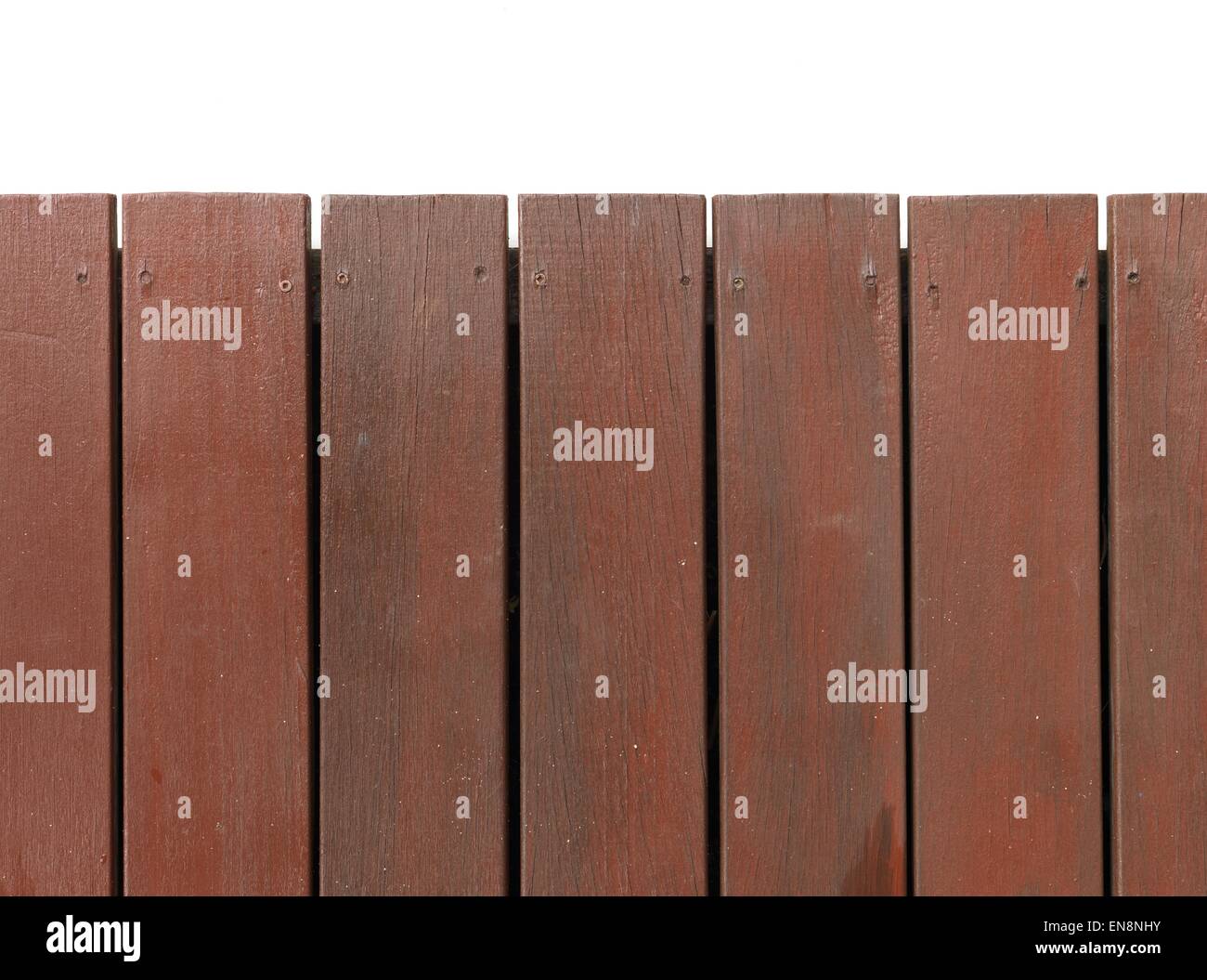 A close up shot of timber decking Stock Photo - Alamy