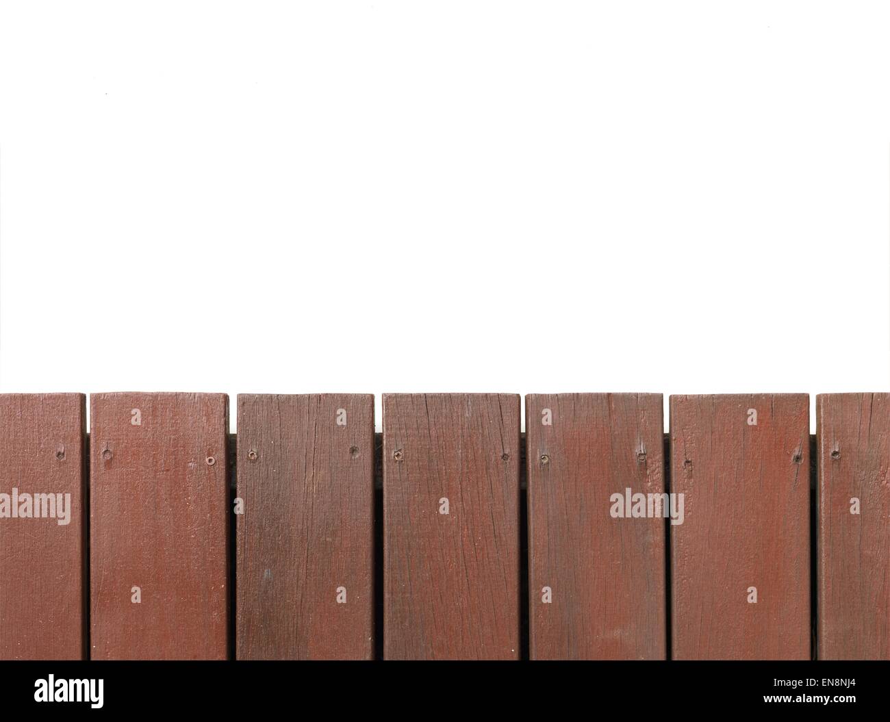 A close up shot of timber decking Stock Photo - Alamy