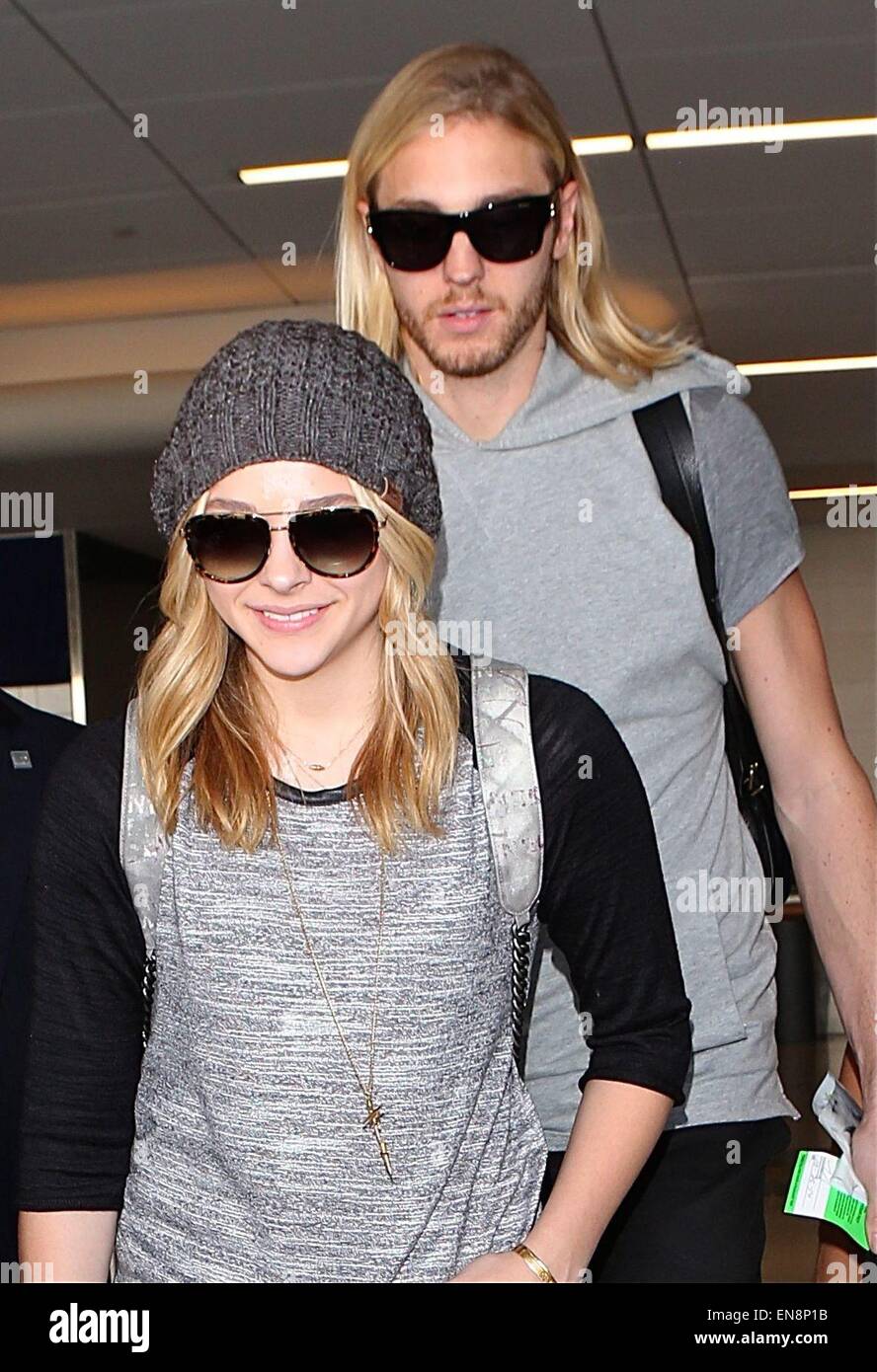 Chloe Grace Moretz arrives at Los Angeles International (LAX) airport ...