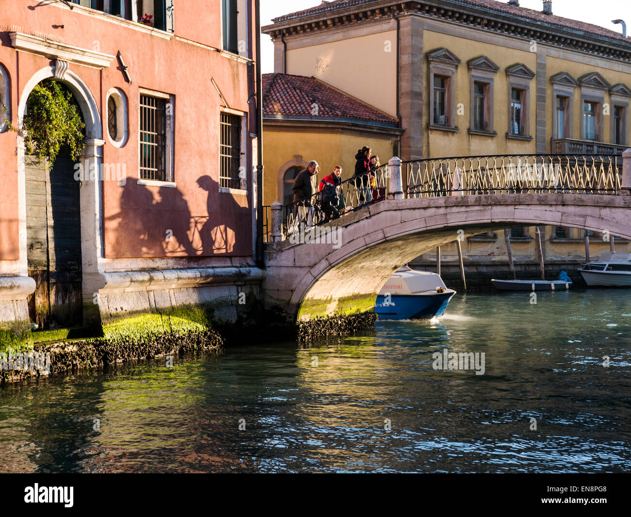 Visitors & locals enjoy Venice, Italy, the City of Canals Stock Photo ...