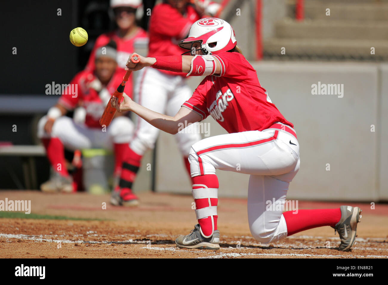 Bunt softball hi-res stock photography and images - Alamy