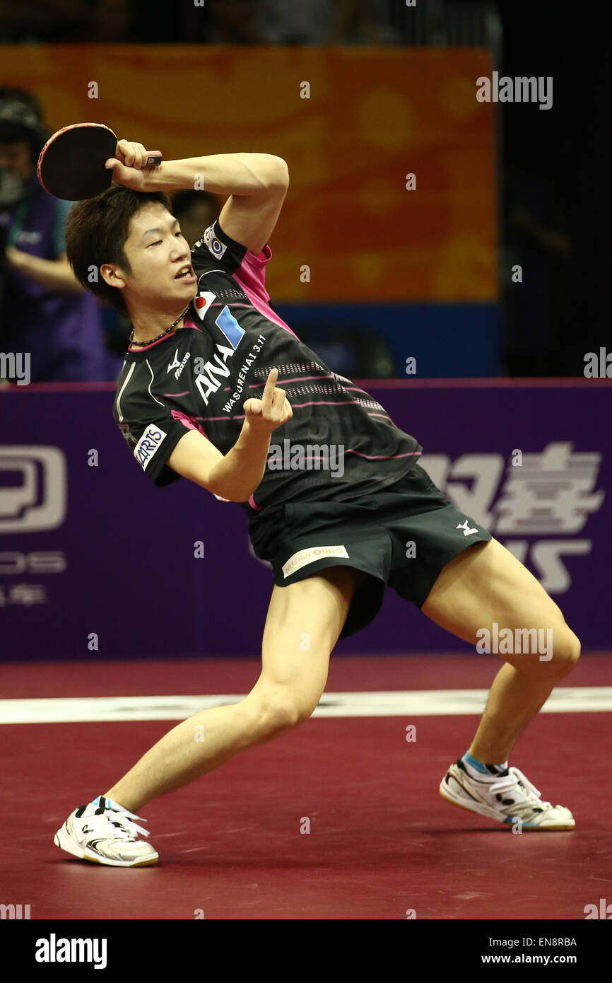 Suzhou International Expo Centre, Suzhou, China. 28th Apr, 2015. Jun Mizutani (JPN), APRIL 28 ...