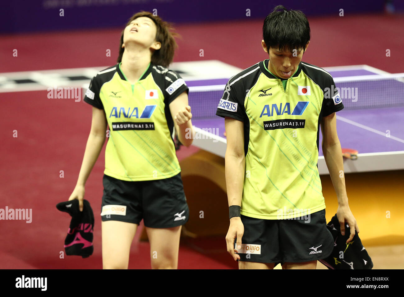 Suzhou International Expo Centre, Suzhou, China. 29th Apr, 2015. Maharu ...