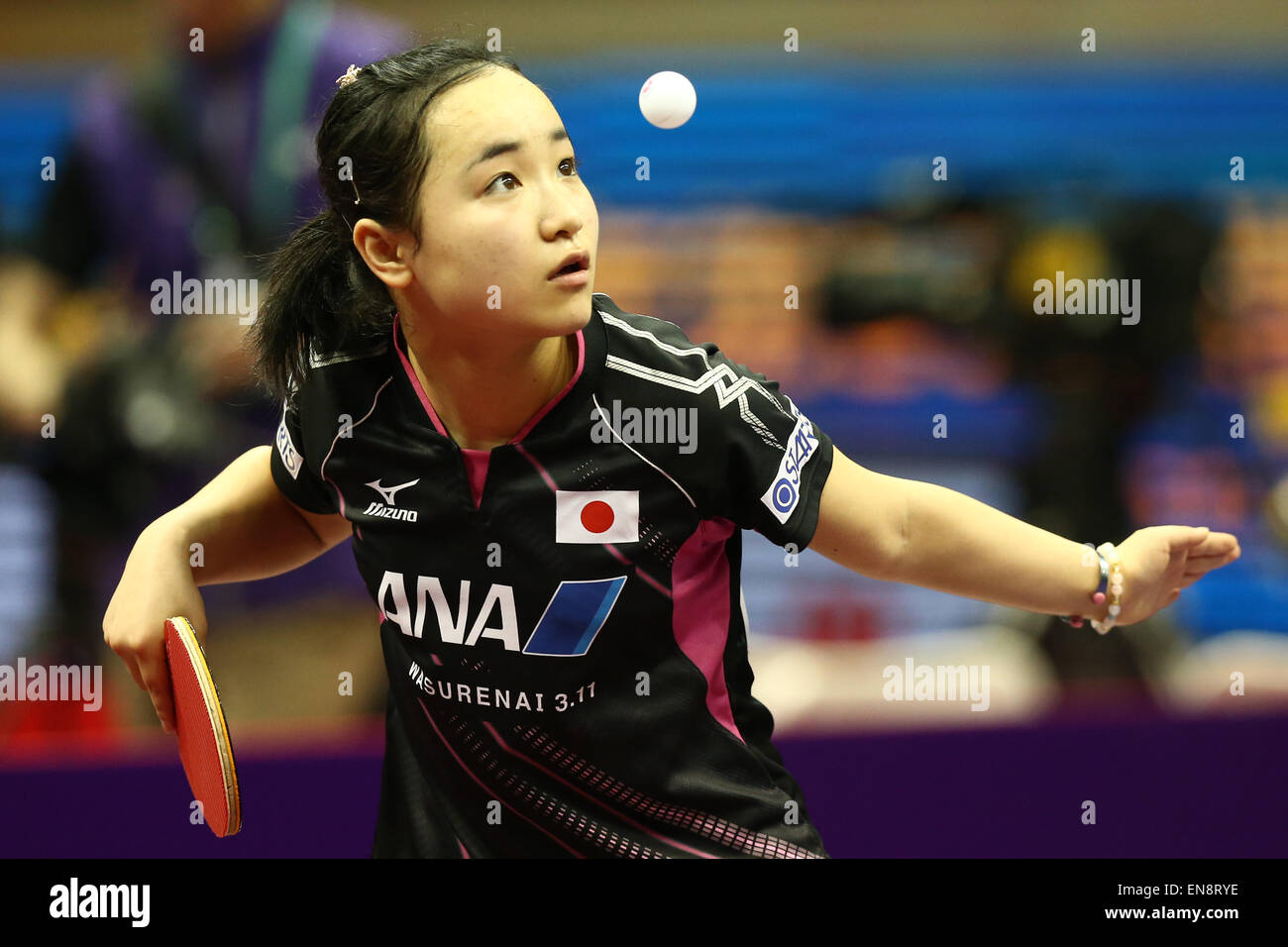 Suzhou International Expo Centre, Suzhou, China. 29th Apr, 2015. Mima ...